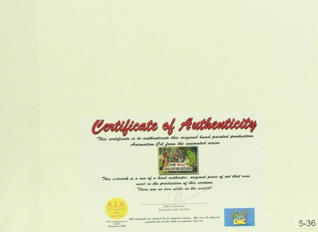 The Real Ghostbusters EVIL SLIMER HandDrawn Sketch w/COA 5-36 | eBay