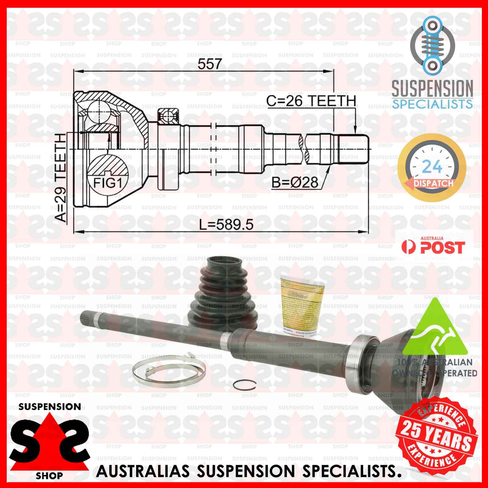 Front Axle Right Joint Kit, Drive Shaft Suit VOLVO 940 Ii (944) 2.3 ti ...