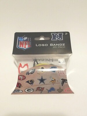 New NFL Logo Bandz 20 Pack NFC National Football League Conference ...