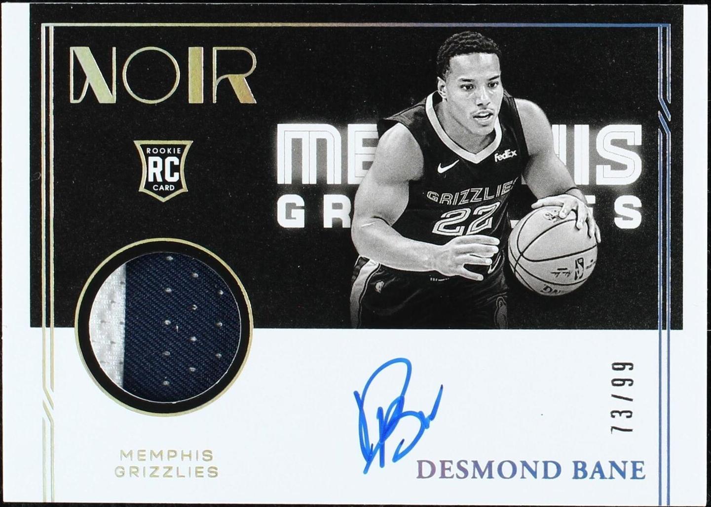 2020-21 Panini Noir - Rookie Patch Autographs Black & White Desmond ...
