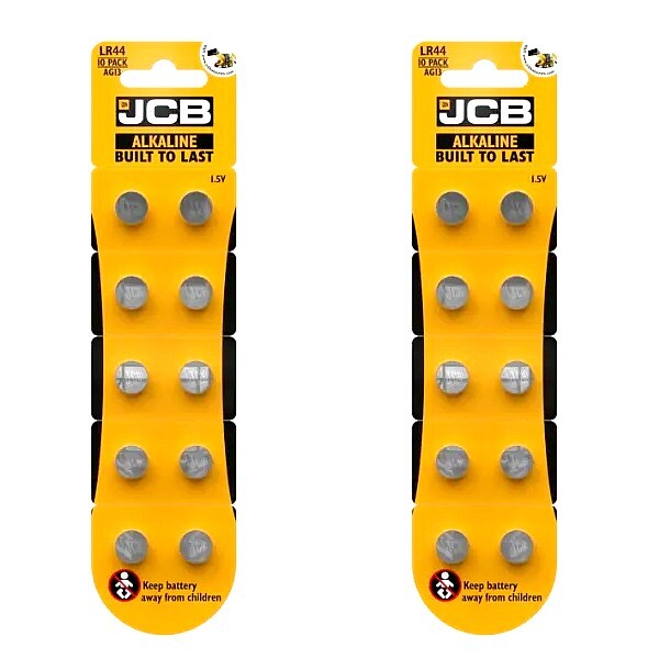 lr44 A76 357 AG13 JCB Battery Button Cell Coin 357A SR44 Alkaline 1.5v ...