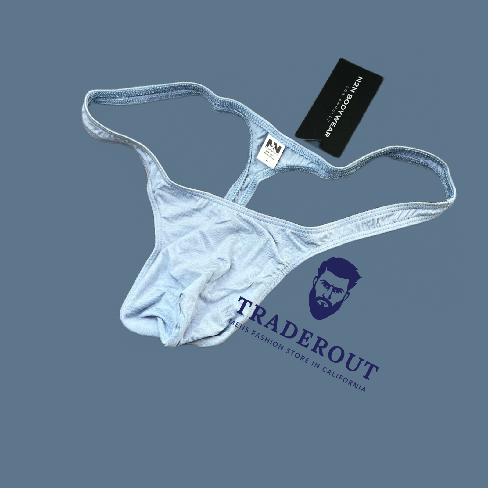 N2N Bodywear Men baby blue basic Rayon Micro thong underwear size M L XL | eBay