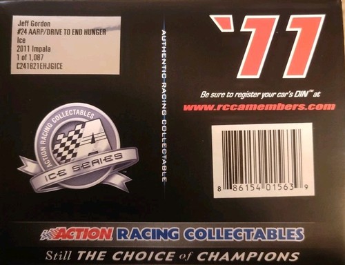 Jeff Gordon #24 AARP Drive To End Hunger 2011 Impala Nascar Diecast Arc ...