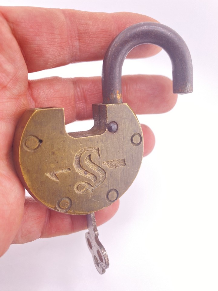 Antique Slaymaker Lock Co. Padlock With 1 Working Key. | eBay