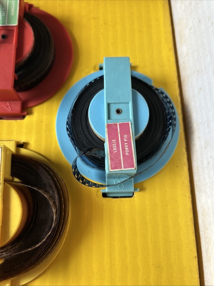 Vintage Kenner Easy Show Movie Projector 1969 W/3 Reels, Superman ...
