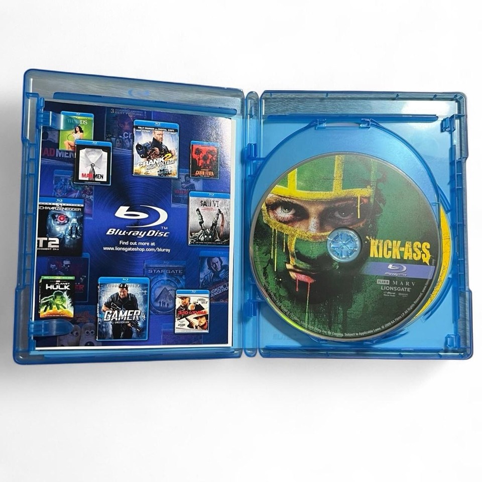 Kick-Ass Blu-ray, DVD, & Digital Copy Starring Aaron Johnson Nicolas ...