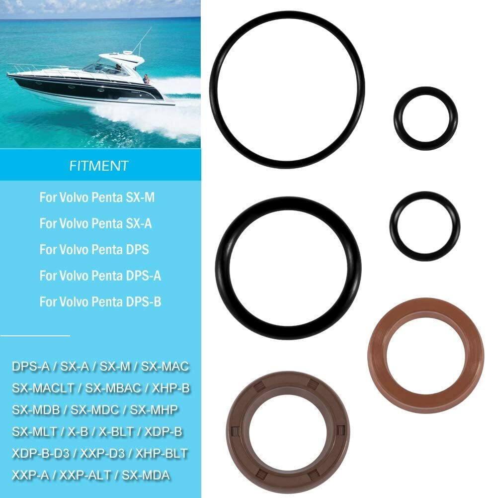 For Volvo Penta Power Steering Actuator Repair Seal Kit 21910902 ...