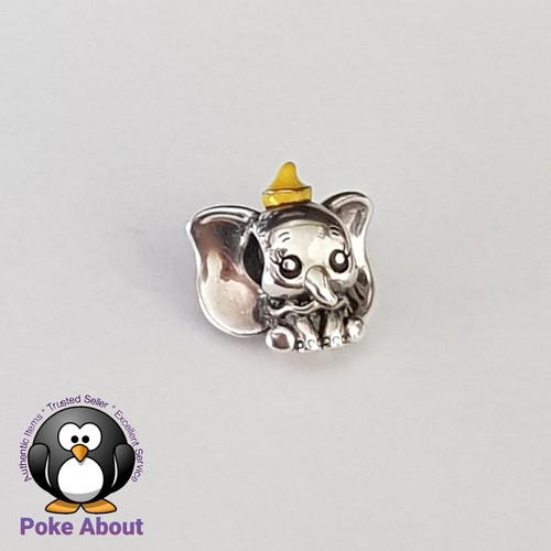 Authentic Pandora Silver Dumbo Elephant Yellow Hat Disney Charm ...