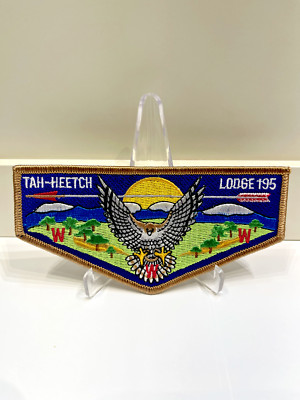 Boy Scouts BSA Order of The Arrow OA Tah Heetch Lodge 195 S24 Flap No ...
