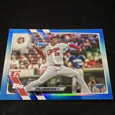 Ryoji Kuribayashi #8 - 2021 Topps Chrome -blue Foil 43/50 - Rookie ...