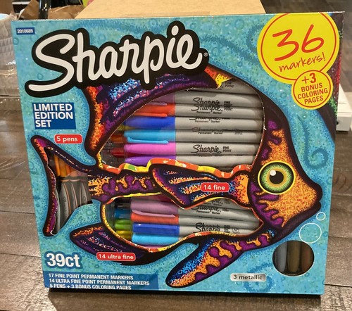 Sharpie Markers Limited Edition Set Assorted Colors 39 Count for sale ...