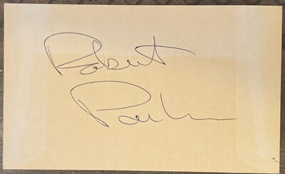 DR. ROBERT A. PARKER AUTOGRAPHED SIGNED 3X5 INDEX CARD & ENVELOPE NASA ...