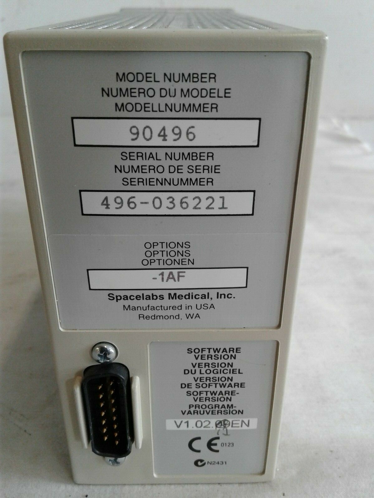 Spacelabs 90496 Multi Parameter Module ECG | eBay