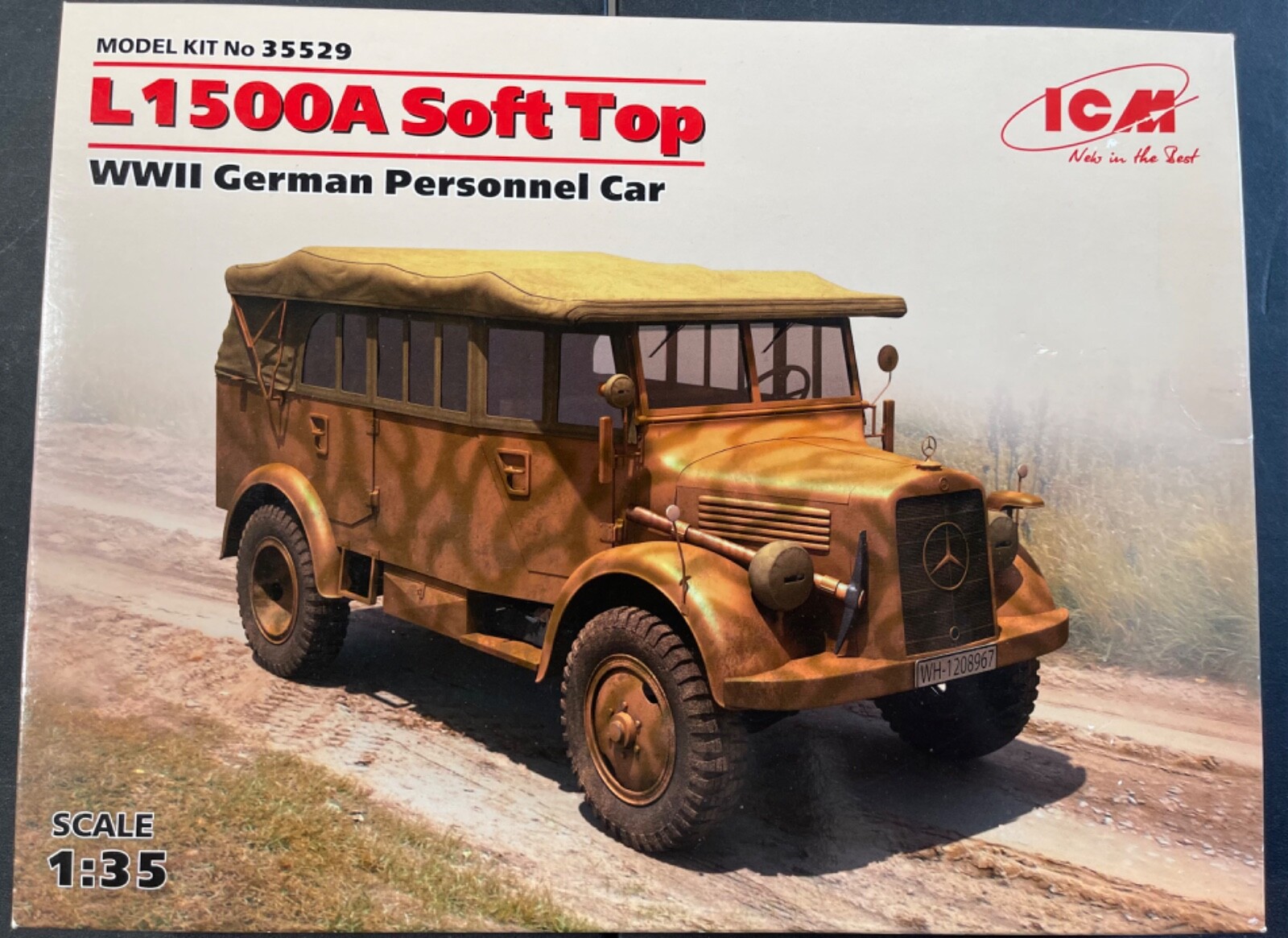 L1500a Soft Top WWII German Personnel Car 1/35 ICM # 35529 for sale ...