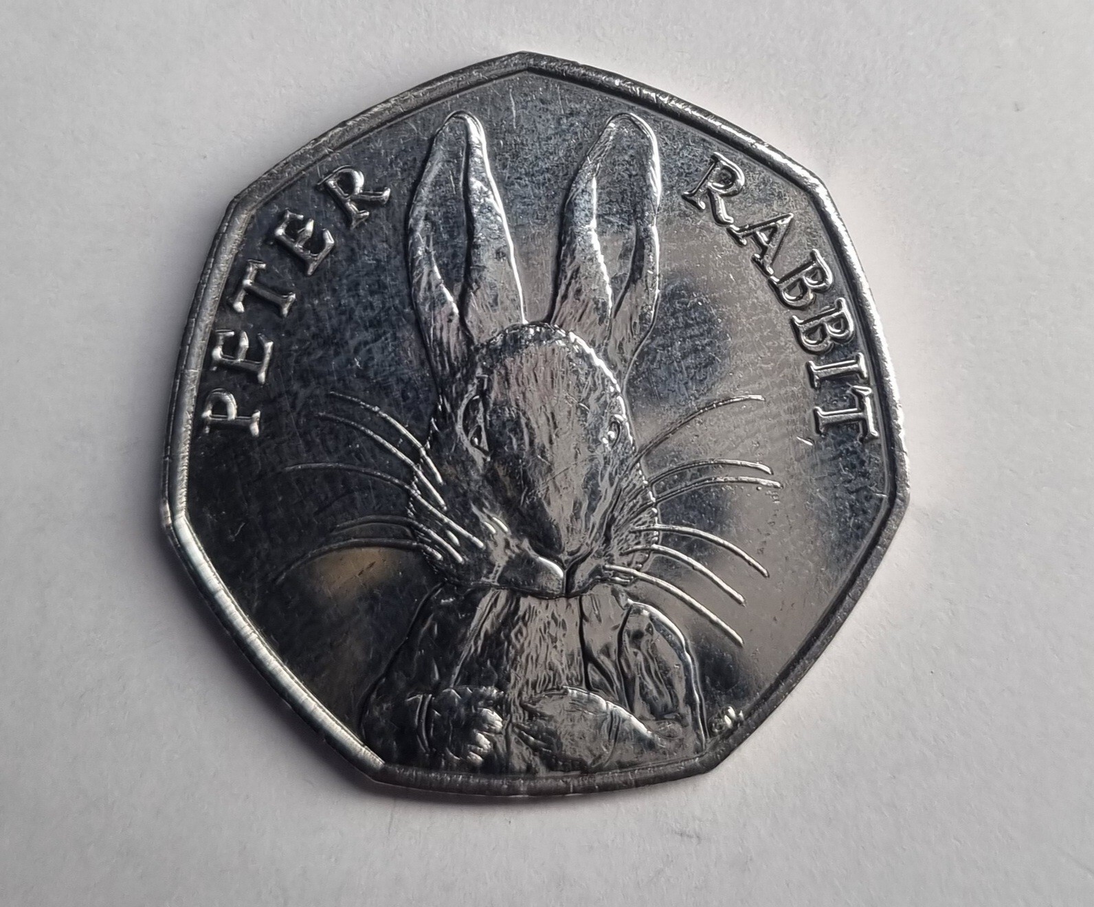 VERY RARE 50p valuable Peter rabbit half whisker | eBay UK