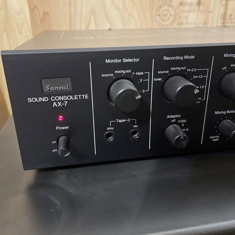 Famous Sansui Ax-7 Audio Console Preamplifier | eBay