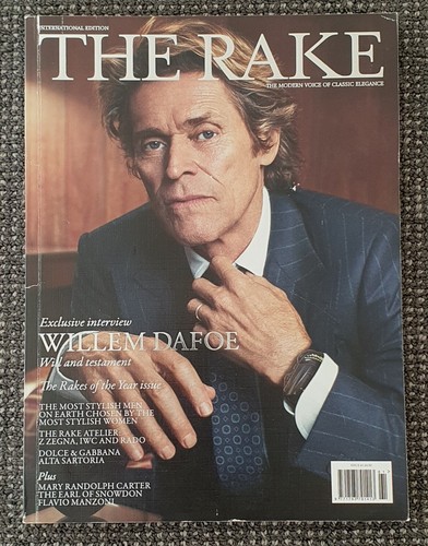 🔶️RARE VINTAGE 2018 THE RAKE MAGAZINE ISSUE 61 WILLEM DAFOE | eBay