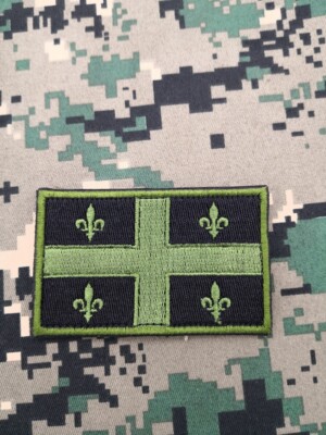 Quebec Flag Candian Country Canada Flag Tactical Hook Loop Patch Badge ...