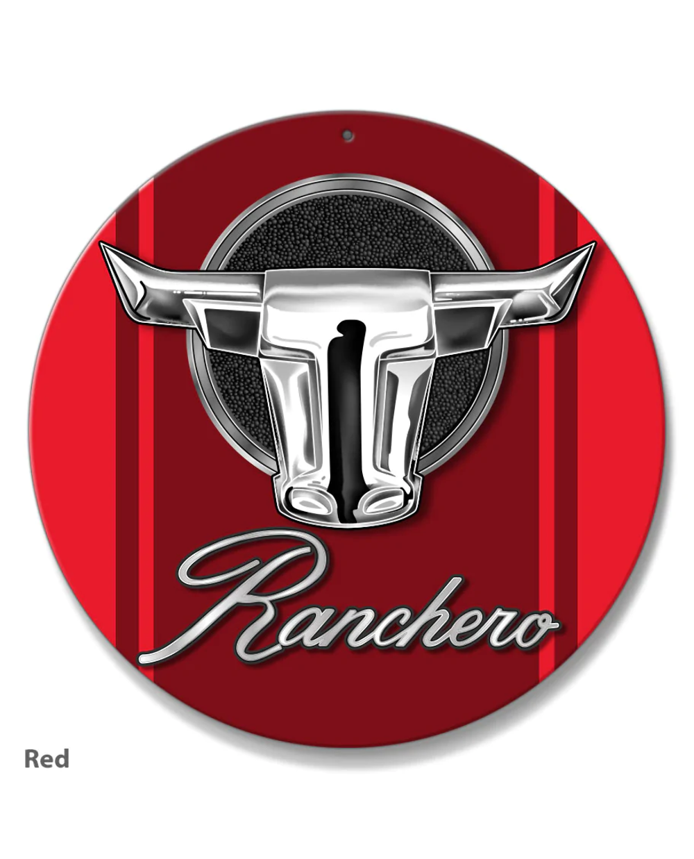 1968 - 1971 Ford Ranchero Emblem Round Aluminum Sign - Aluminum - 14 ...