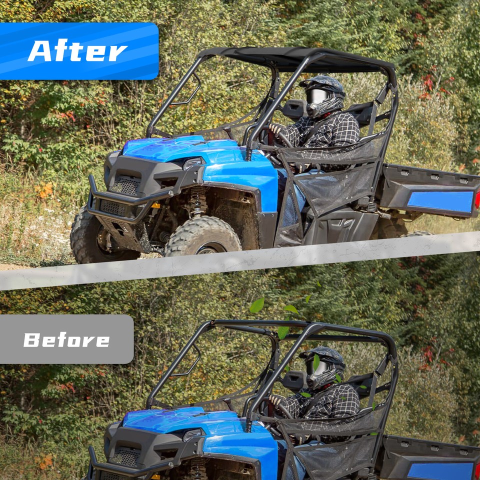 UTV Hard Top Roof Conbination Roof for Polaris Ranger 570 Full Size ...