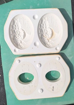Cornucopia - Vintage Dona's Seasonal Inserts Slip Casting Ceramic Mold ...