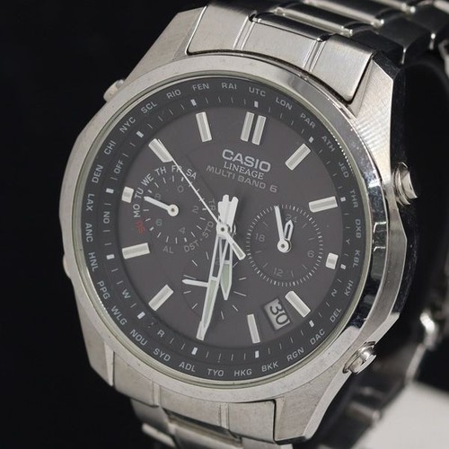 CASIO LINEAGE LIW-M610TDS Analog Quartz Watch Black Dial Tested Japan ...