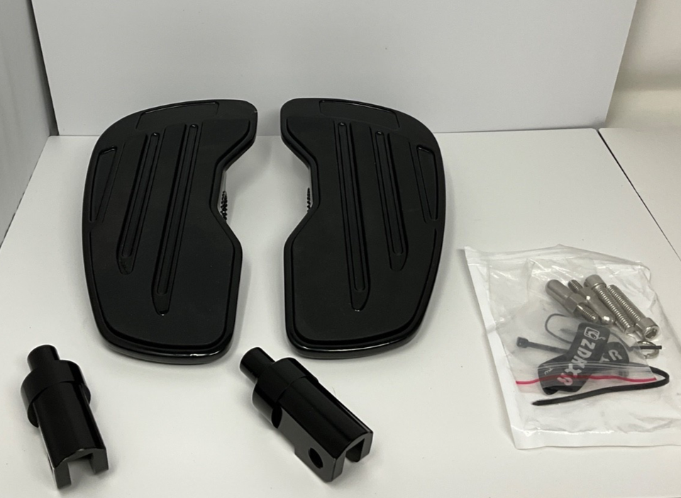 Motorcycle Rider Floorboards, Driver Footboard, Front Footpegs, Wide ...