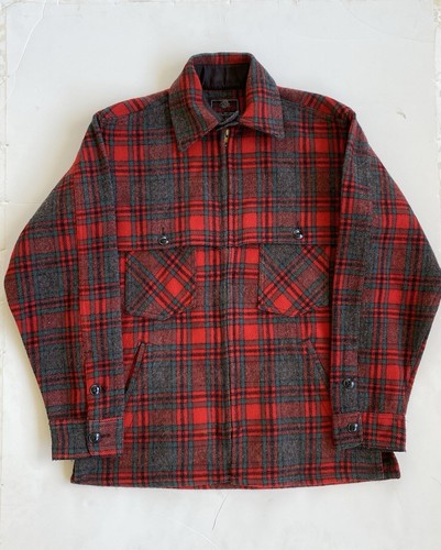 Vtg 1950’s Johnson Woolen Mills Mackinaw Wool Chore Jacket Workwear 40 ...