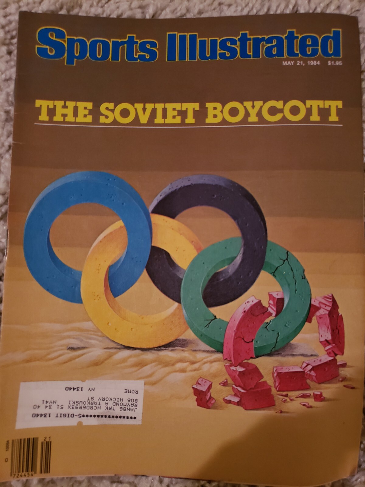 Sports Illustrated May 21 1984- Soviet Olympics Boycott | eBay