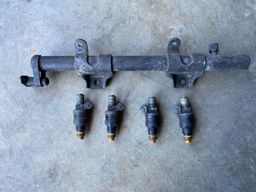 95 1995 MITSUBISHI ECLIPSE FUEL RAIL WITH INJECTORS DOHC 2.0L FAST SHIP ...