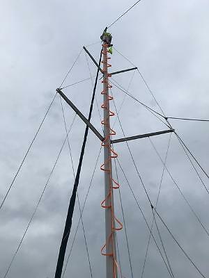 Sailboat Mast Ladder (EASY SHORT STEP) to climbing mast 50 feet (15.24 ...