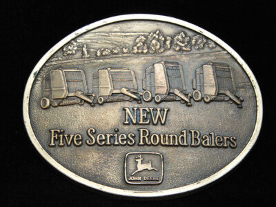 OF13124 VINTAGE 1989 **JOHN DEERE FIVE SERIES ROUND BALERS ...
