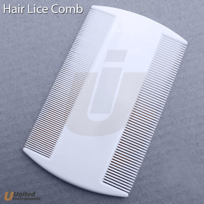Professional Men Women Hair Lice Comb White Color Hair Combing Dust ...