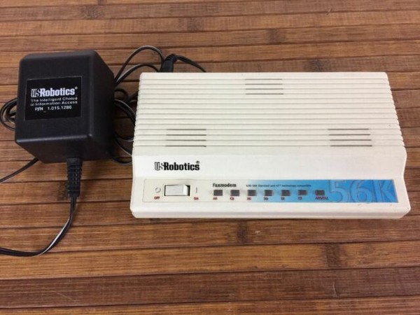 US Robotics Model 0648 Sportster 56k Faxmodem With AC Adapter for sale ...