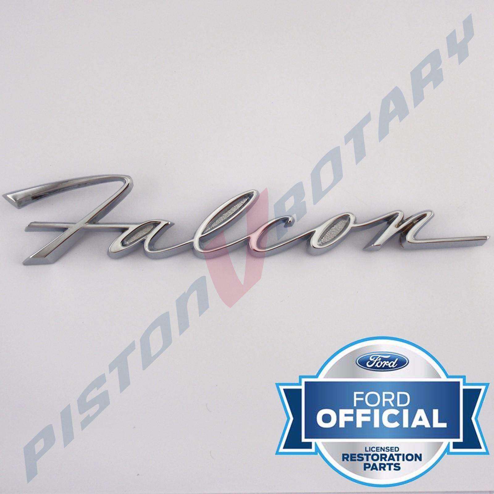 FALCON Boot Lid Badge , New for FORD XK Tailgate Fordomatic Deluxe ...