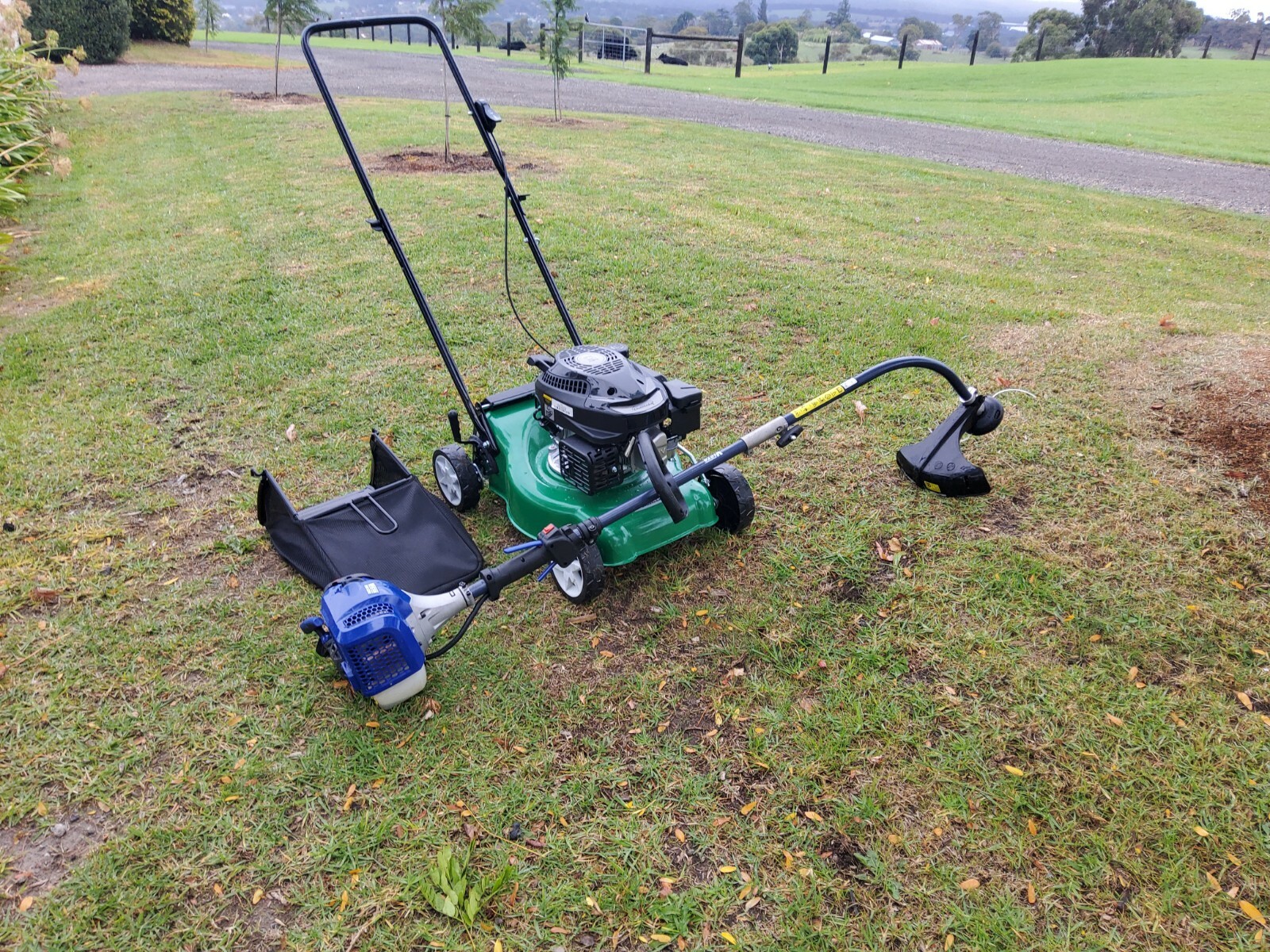 4 Stroke Lawn Mower Victa & Trimmer Brush cutter 2 Years Warranty Demo ...