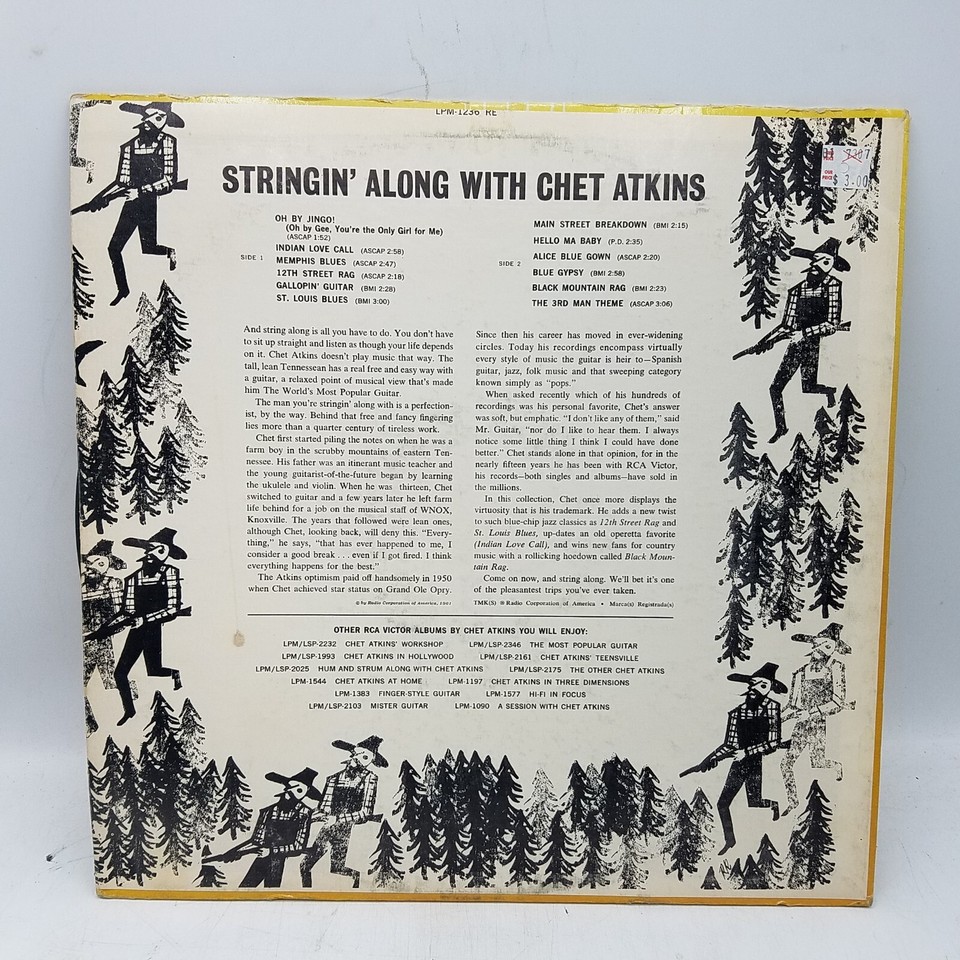 Chet Atkins - Stringin' Along With Chet Atkins RCA Victor LPM-1236 | eBay