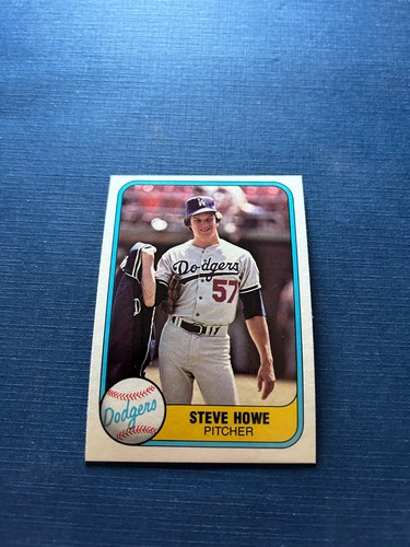 1981 Fleer Baseball Steve Howe Rookie Card #136 Set Break NM | eBay