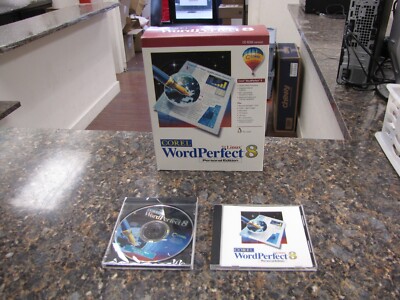 Lot of (2) Vintage Corel WordPerfect 8 CD-ROM's - JH15 | eBay