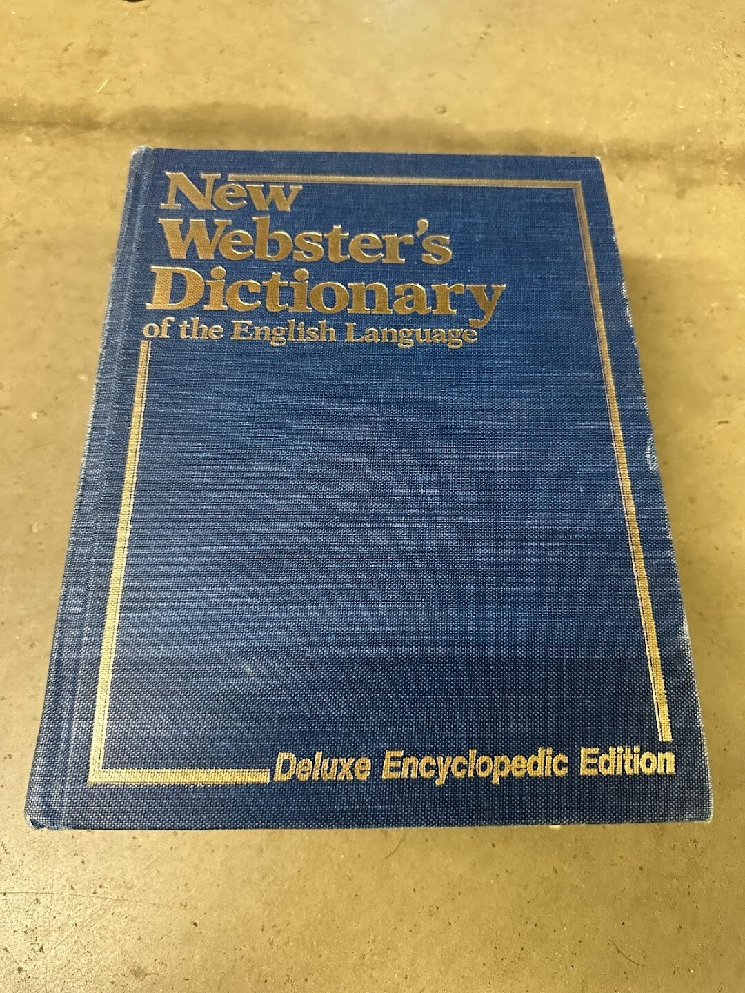 New Webster's Dictionary of the English Language Deluxe Encyclopedic ...