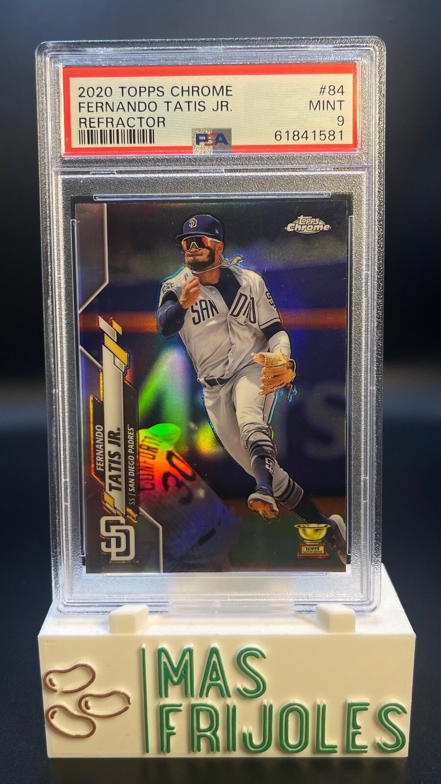 2020 Topps Chrome REFRACTOR Fernando Tatis Jr PSA 9 #84 Rookie Gold Cup ...