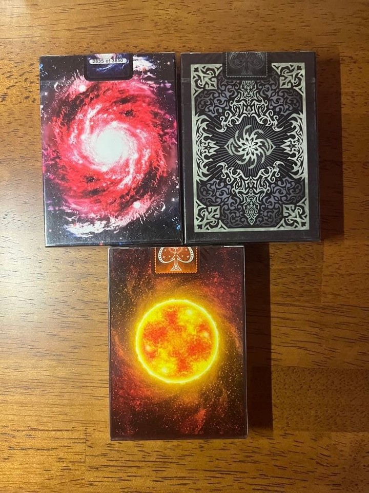 Bicycle Mars Hurricane Starlight Solar Galaxy Solar Playing Cards Set ...