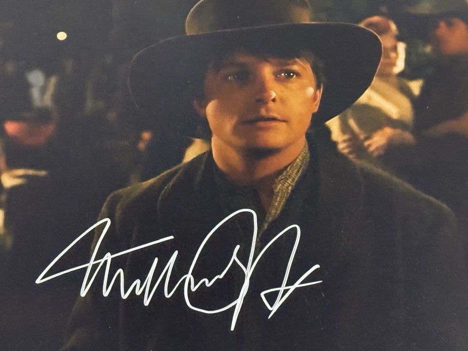 Michael J. Fox Signed Autographed 8x10 Back To The Future Photo ...