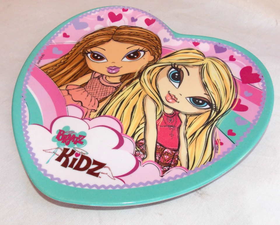 Bratz Kidz Heart Shaped 8" Plastic Children's Dinner Plate ZAK | eBay