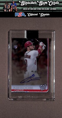 2019 Topps Clearly Authentic CAA-CK Carter Kieboom Rookie Auto | eBay