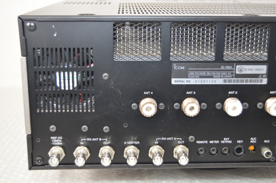 ICOM IC-7851 HF + 50MHz 200W Transceiver Tested W/Original Box SP-34 SM ...