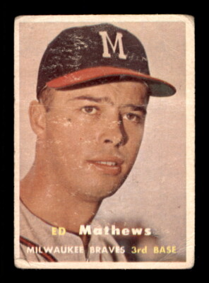 1957 Topps #250 Ed Mathews | eBay