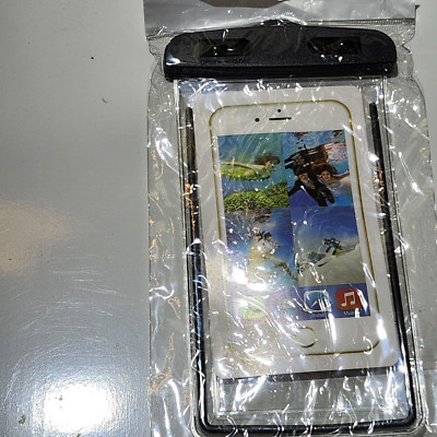 Black Phone Bag Phone Protection Cover Phone Case Pouch Waterproof ...