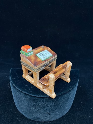 Limoges School Desk Trinket Box | eBay