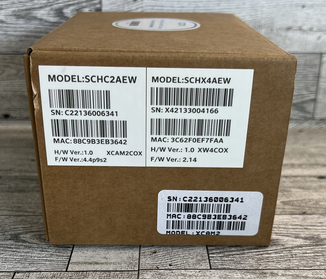 Genuine Cox Homelife HD Security Camera XCAM2 Model SCHC2AEW New Open ...